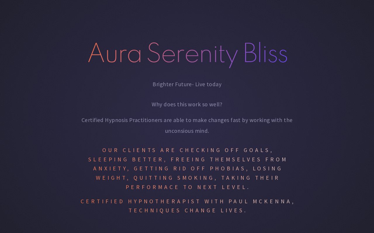 Aura Serenity Bliss